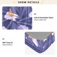 BZSMCE Soft Fitted Cotton Sheets In Dark Blue Stripes with Teddy ...
