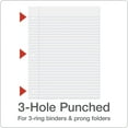 Oxford Filler Paper, 8 x 10-1/2 inch Wide Ruled, 3 Hole Punch, Loose ...