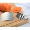 Stainless Steel Adjustable Finger Guard, Reusable Kitchen Finger ...