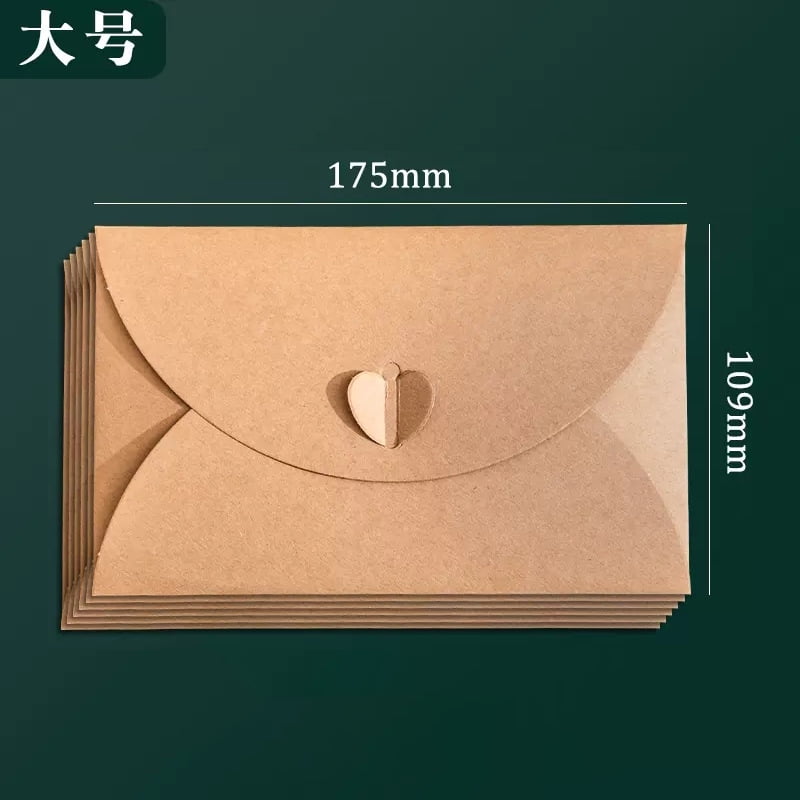 Paquete de 20 sobres de agradecimiento, sobres de papel kraft en ...