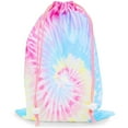 Bulk 20 Pack Goodie Tie-Dye Colored Drawstring Bags for Parties, Treats ...