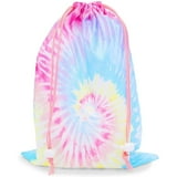 Bulk 20 Pack Goodie Tie-Dye Colored Drawstring Bags for Parties, Treats ...
