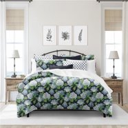 6ix Tailors Maison Toile Coverlet & 2 Pillow Shams Set, Blue - Queen Size - 3 Piece - Walmart.com