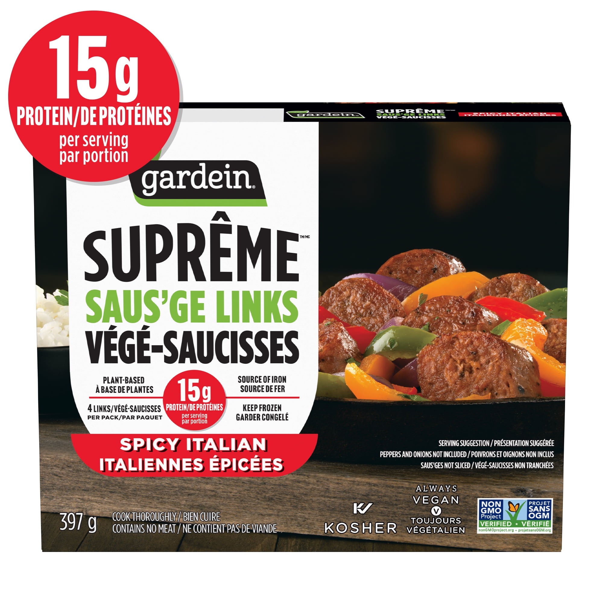 Click here for Gardein Suprême Sausge Links Spicy Italian Sausage... prices