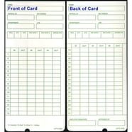 TOPS Job Cards Time Cards - Walmart.com