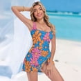 Dailycode Women's One Piece Swimdress Swimsuits Slimming Tummy Control ...
