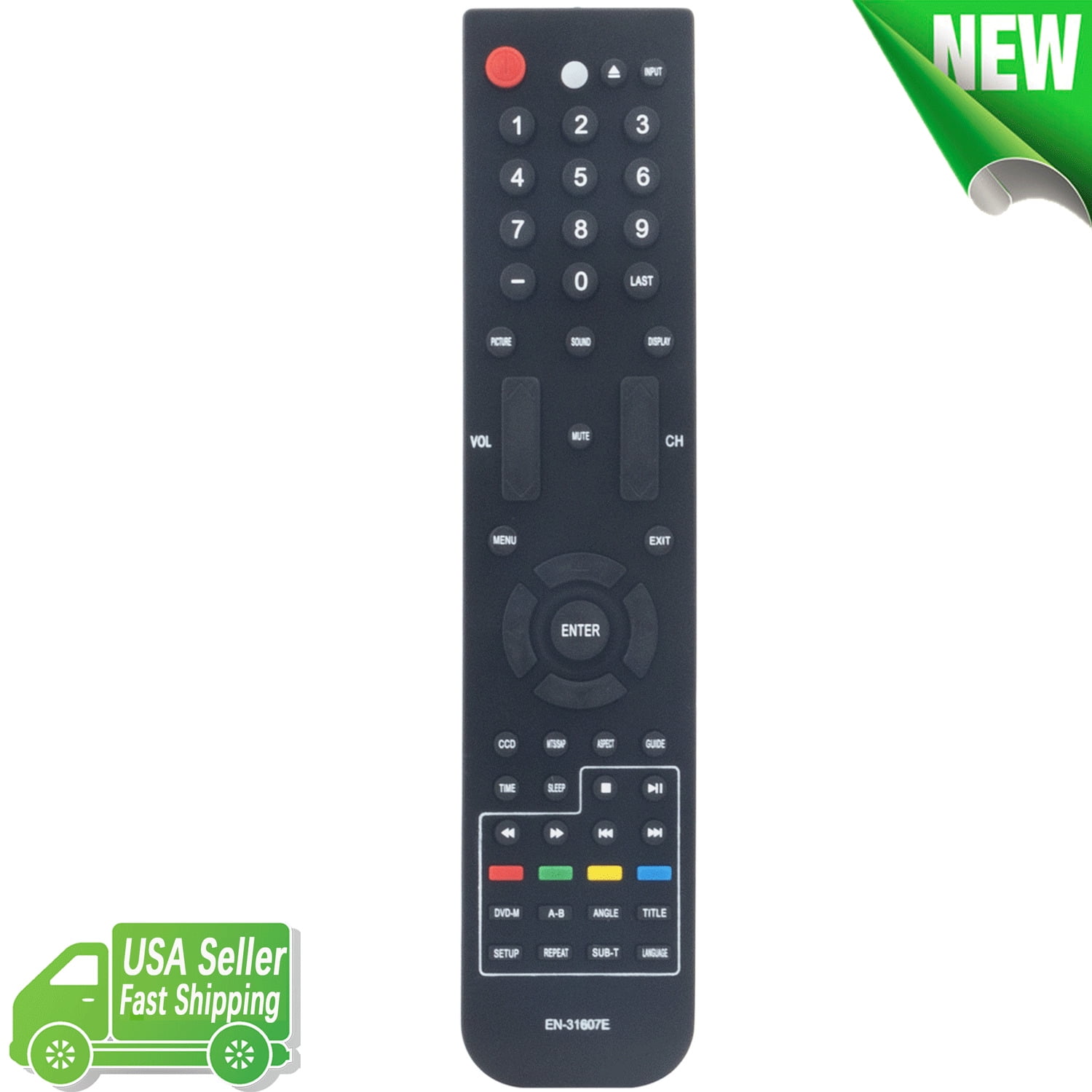 EN-31607E Replace Remote Control for Element 40LE45S ELCHW321 ELCHS192 ...