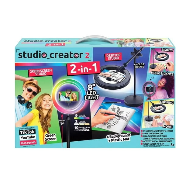 Studio Creator 2 2-in-1 with Dual Function Stand - Walmart.com