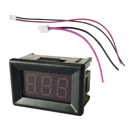 DC Digital LED Display Panel Digital Ammeter Current Meter Tester 0-5A ...