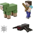 Minecraft Overworld Noob Adventure Set, 3 Action Figures & Accessories ...