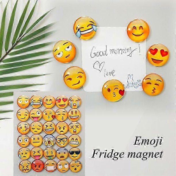 Fridge Magnet, Smiley Fridge Magnet,3d Emoji Magnet 25 Piece Smileys ...