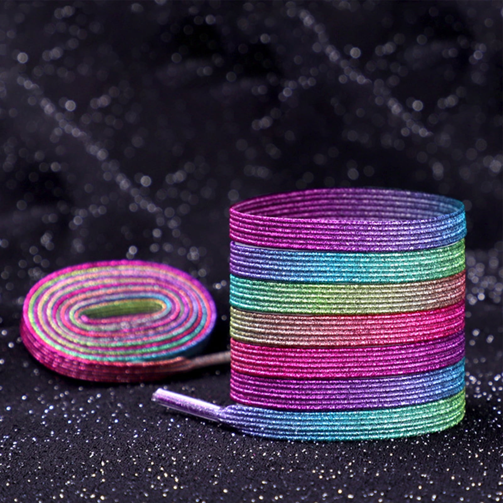 Click here for Unbranded 1 Pair Shoelaces Elastic Adjustable Poly... prices