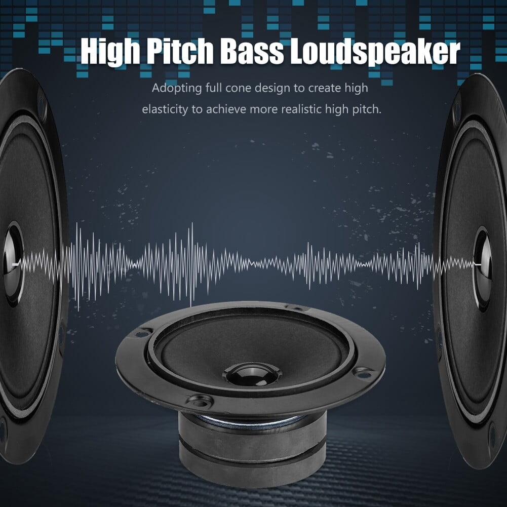 Altavoz de Tono Alto ANGGREK 3 Pulgadas Doble Imán 35-50W 4 Ohmios ...