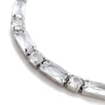 1pc Brass Pave Clear Cubic Zirconia Rectangle & Flat Round Slider ...