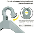 Adjustable Anti-slip Shower Caddy Overhead, Rustproof Hanging Shower ...
