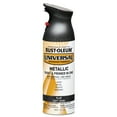 Universal Soft Iron Flat Metallic Spray Paint and Primer, Interior ...