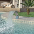 vidaXL Pool Fountain Waterfall Fountain Water Feature Stainless Steel ...