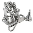 10 Pcs 316 Stainless Steel Spring Snap Fending Hook For Marine Boat ...