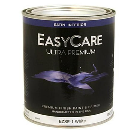 True Value 259047 1 qt Easy Care Interior Satin Latex Enamel - White ...