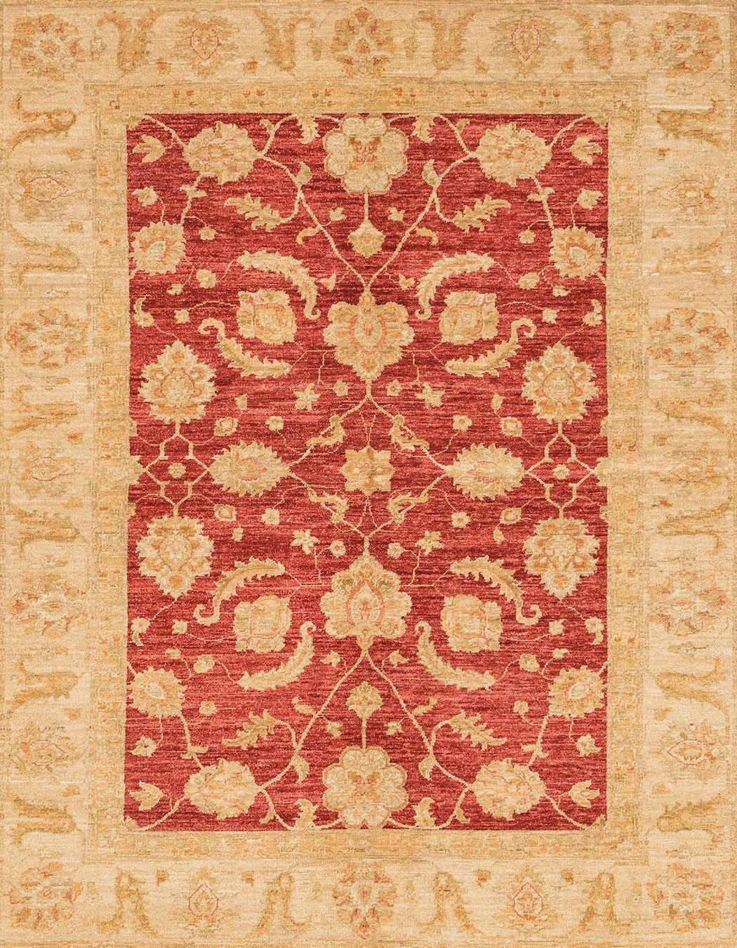 Ahgly Company Indoor Rectangle Abstract Orange Abstract Area Rugs, 2' x ...