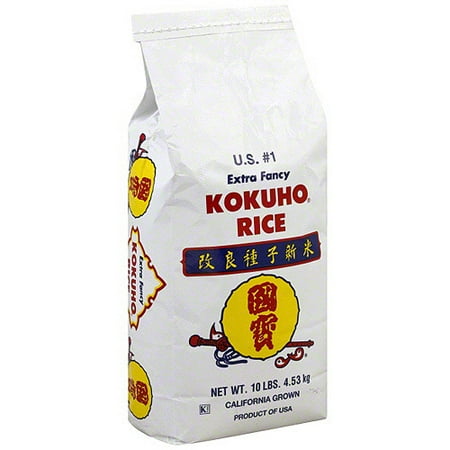 Kokuho Rose Rice, 10LB (Pack of 6) - Walmart.com