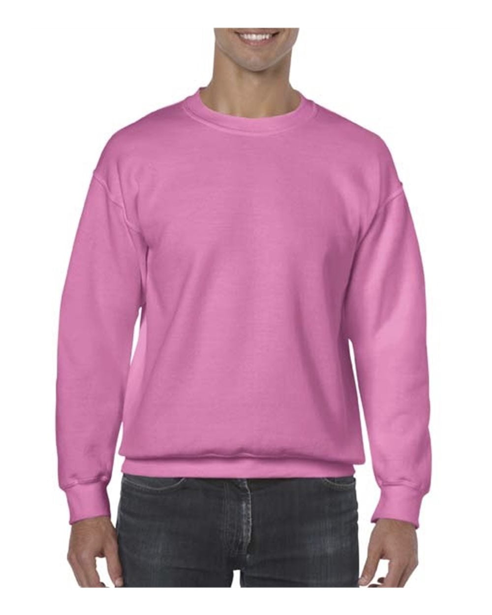Men Multi Colors Crewneck Sweatshirt Men Crewneck Color Azalea Large ...