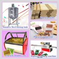 Kolice Commercial 6 Slim Mold Sets Ice Popsicle Machine,Ice Sticks ...