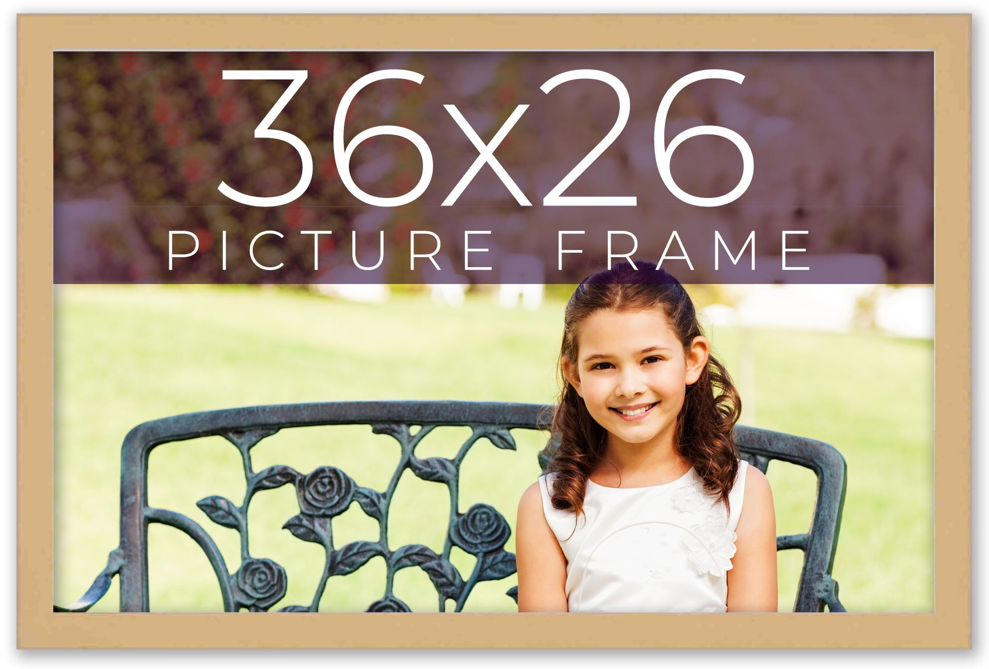 36x26 Shadow Box Frame Brown | 0.875 inches Deep Real Wood Contemporary ...