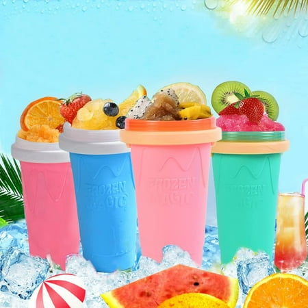 Diy Smoothie Pinch Cups Frozen Magic Squeeze Cooling Maker Cup Freeze ...