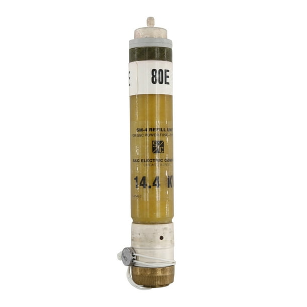 S&C Electric 122125R4 Expulsion Fuse Refill, E-Rated, 14.4kV, 80E-Amp ...