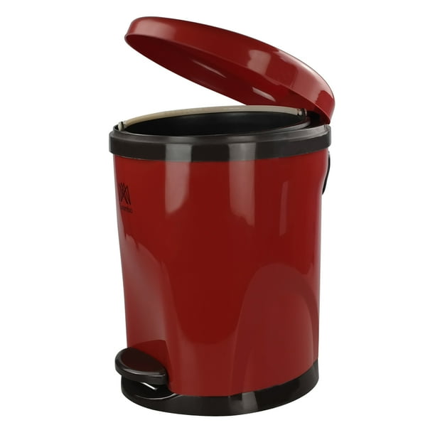Red Garbage Can
