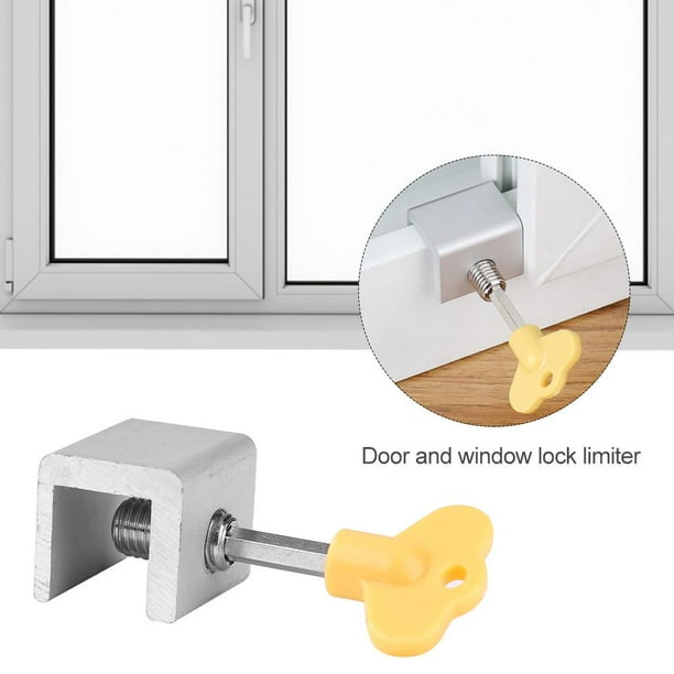 TB&W Door Window Lock Restrictor Adjustable Garage Frame Lock for Kids ...