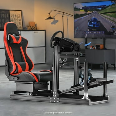 Supllueer F1 Pro Racing Gaming Simulator Cockpit with Seat Fit Logitech ...