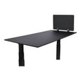 Stand Up Desk Store ReFocus Raw Clamp-On Acoustic Desk Divider Mounted ...