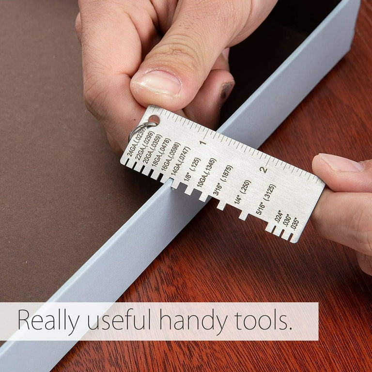 Electrical Wire Gauge Measuring Tool US Steel Round Wire SWG MM