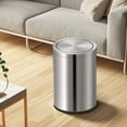 Small Trash Can with Swing Lid 2.4 Gallons/9 Liter, Mini Trash Can with ...