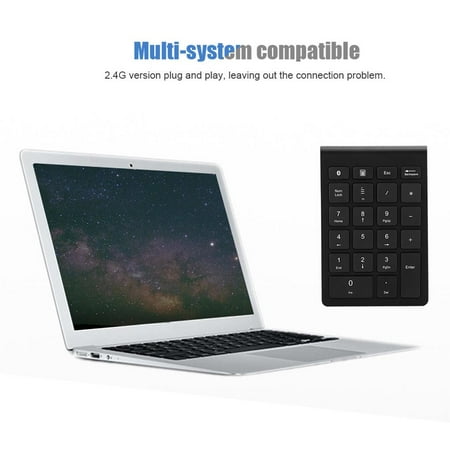 22 Keys 2.4G Mini Numpad Numeric Keypad Wireless Numeric Keypad Small Keypad Mini Keyboard ...