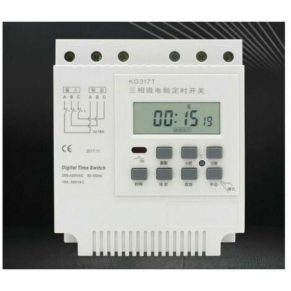 Programmable Time Relay Weekly Relay Power Timer Switch Three Phase ...
