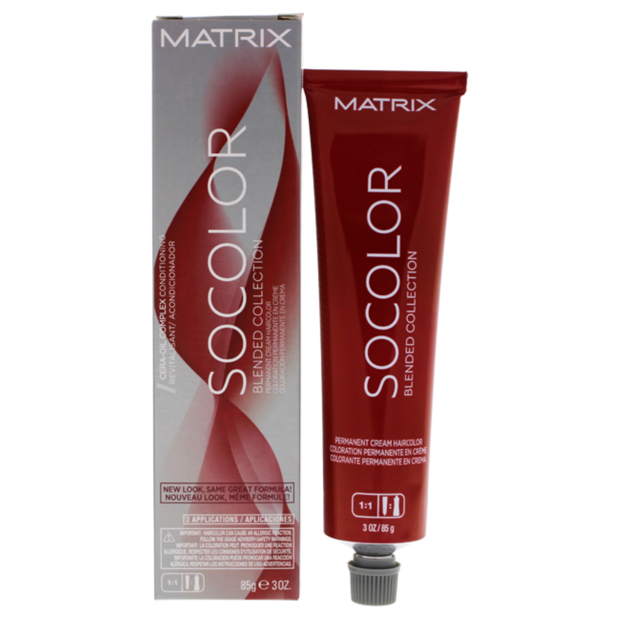 Matrix Socolor Blended Collection Permanent Cream Haircolor 3.0 oz. (3N ...