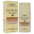 Babo Botanicals Daily Sheer Tinted Mineral Sunscreen Fluid SPF 50 , 1.7 ...