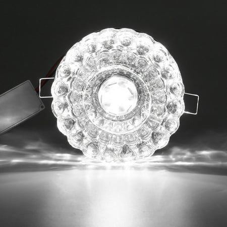 5W Crystal LED Ceiling Light Fixture Pendant Lamp Chandelier US 5LED ...