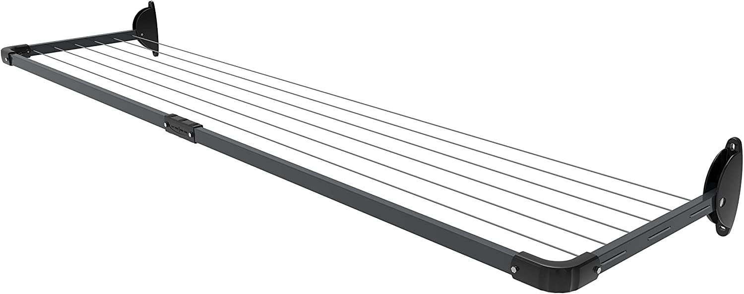 Wall Mounted Clothes Drying Rack (36ft of Drying Space) - Folding ...