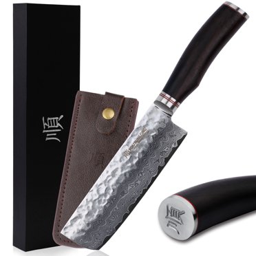 Professional 7-Piece Tsunami Damascus Steel Kitchen Knife Set - VG10 ...
