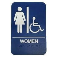 9070-02 Men's Restroom Sign - Blue - Walmart.com