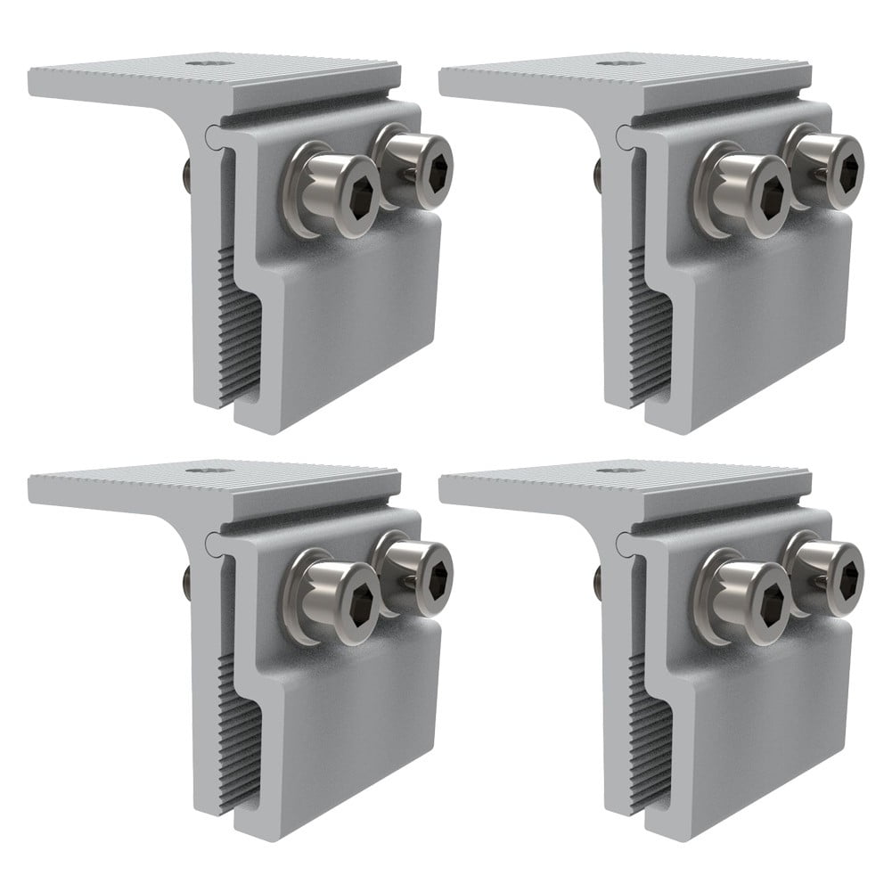 4Pcs Standing Seam Clamp Solar Panel Bracket PV Panel Roof Standing ...