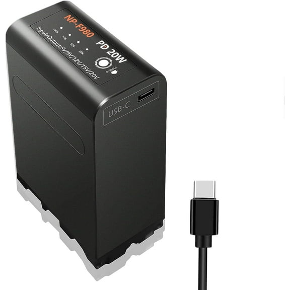 Digital Camera Battery 2 Pack NP-F960 for F960, F950, F930, F750, F770 ...