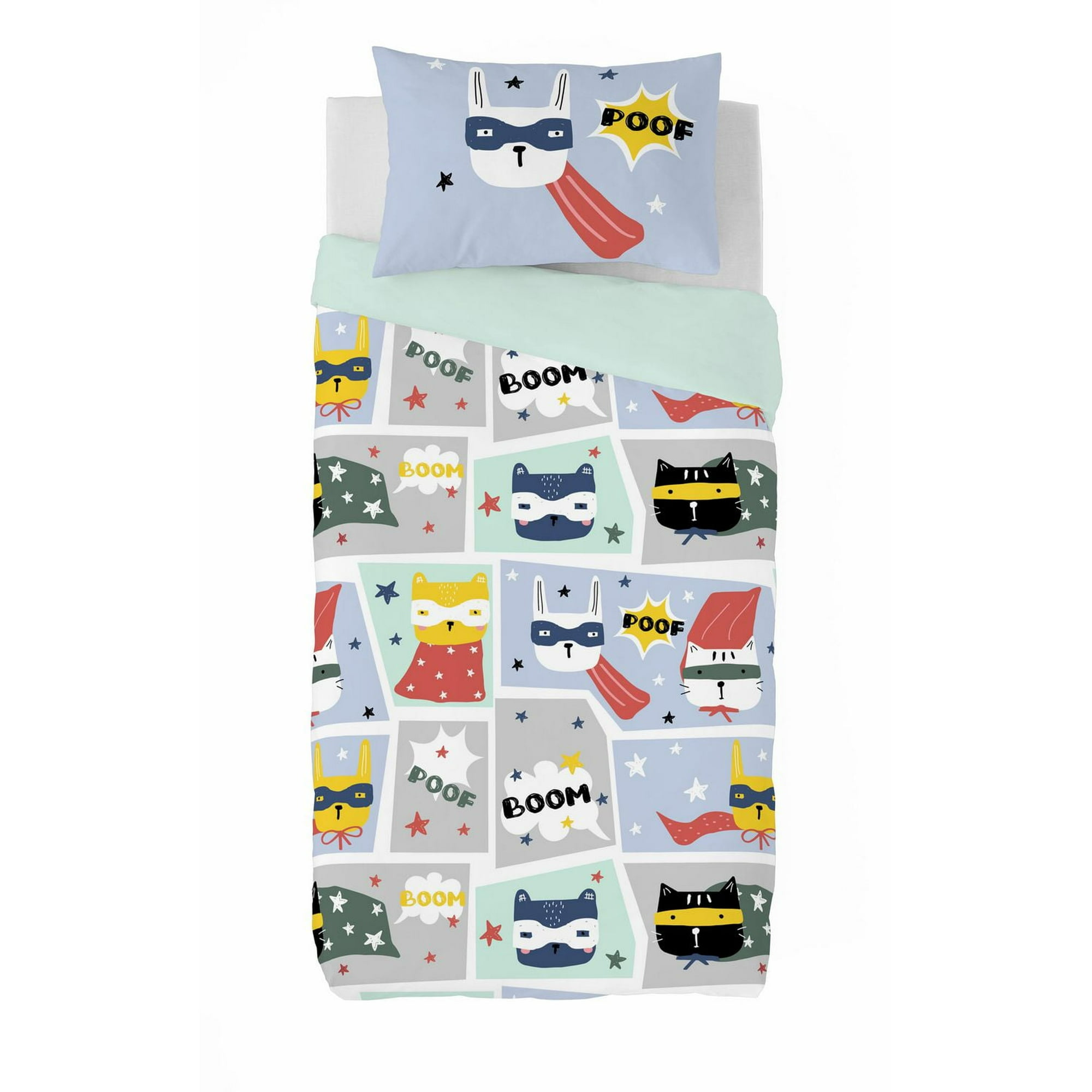 Click here for Gouchee Home Boom Superhero Twin Duvet Cover Set -... prices