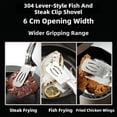 Versatile Barbecue Tongs Produced To Flipping Grip And Serve Steak Fish ...