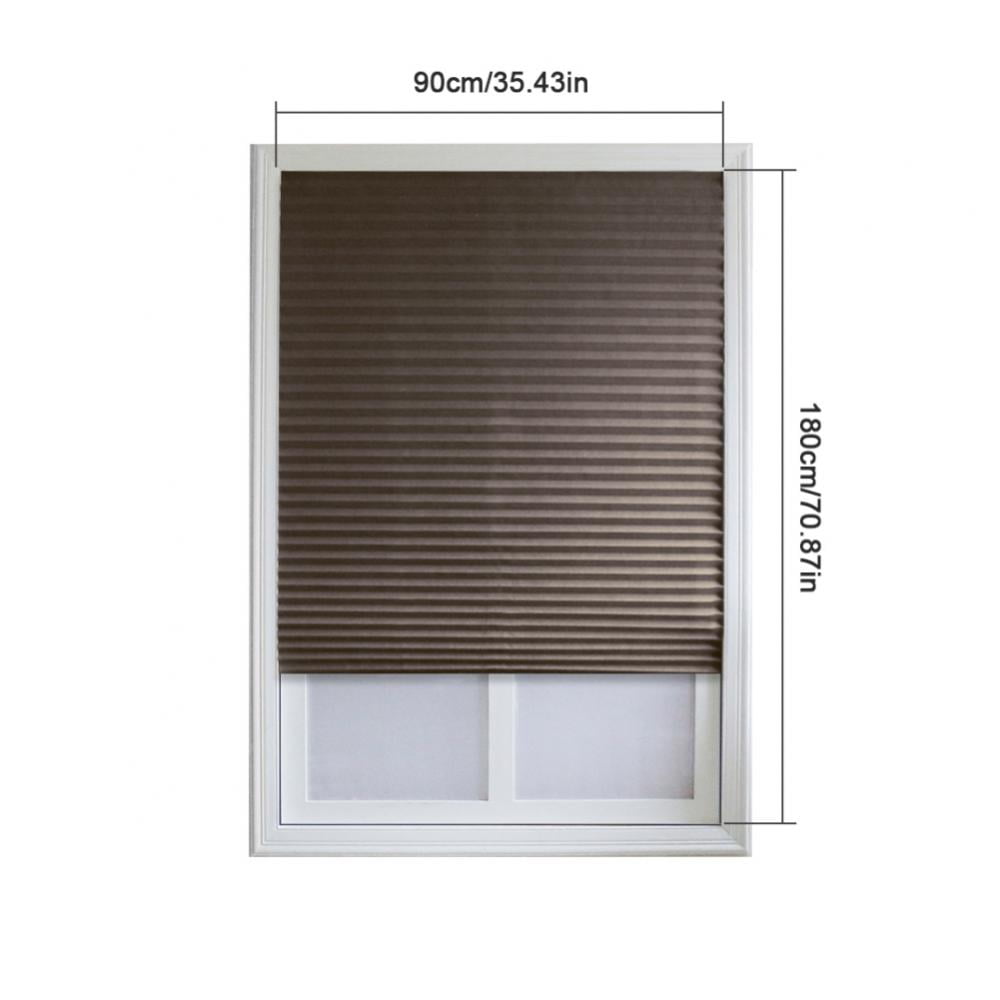 Gray Window Shades - Pleated Paper Shades for Indoor Window Covers ...