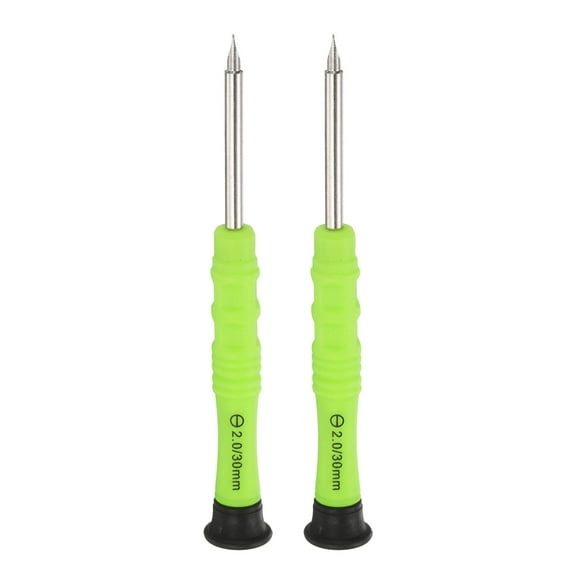 Mini Slotted Screwdriver, 3.0mm Flat Head with NonSlip Handle for Small ...